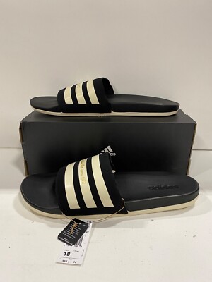 New Unisex Adidas Adilette Comfort Slides Size 18 Men | eBay
