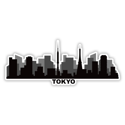 東京 Tokyo Japan Skyline Sticker for Cars Bumper Stickers Phone Decal ...
