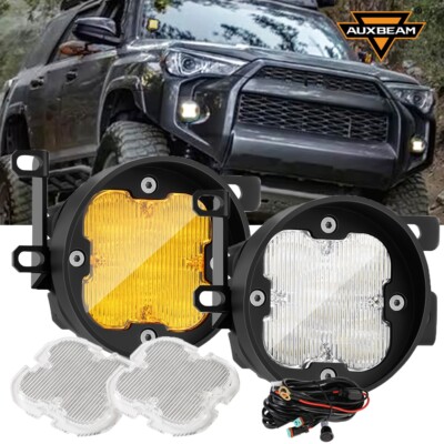 AUXBEAM 3" LED Fog Light Flood Mounting Bracket For Toyota 4Runner ...