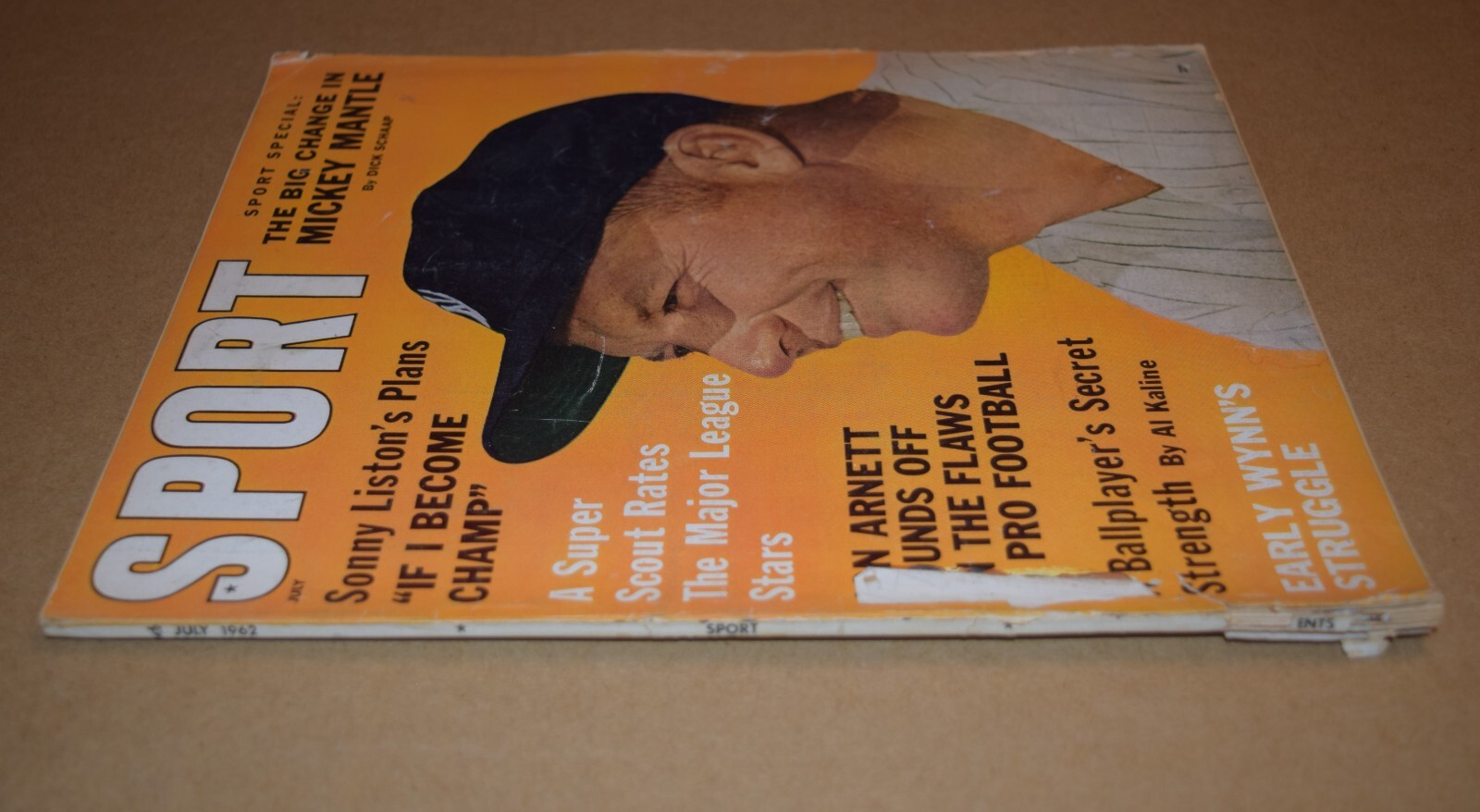 1962 Sport Magazine Mickey Mantle New York Yankees Cover - Liston, Wynn ...