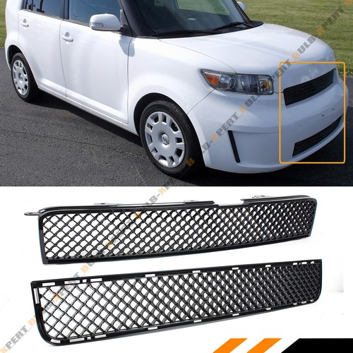 For 2008-10 Scion XB Badgeless Mesh Honeycomb Glossy Black Upper ...