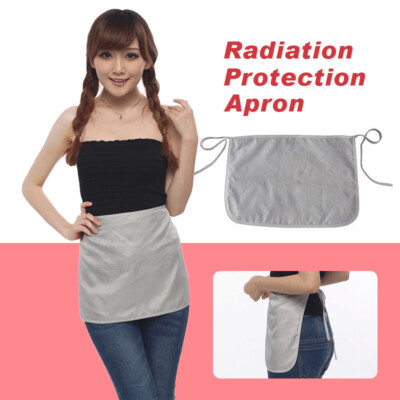 Silver Fiber Anti Radiation Maternity Belly Apron EMF Shielding Baby ...