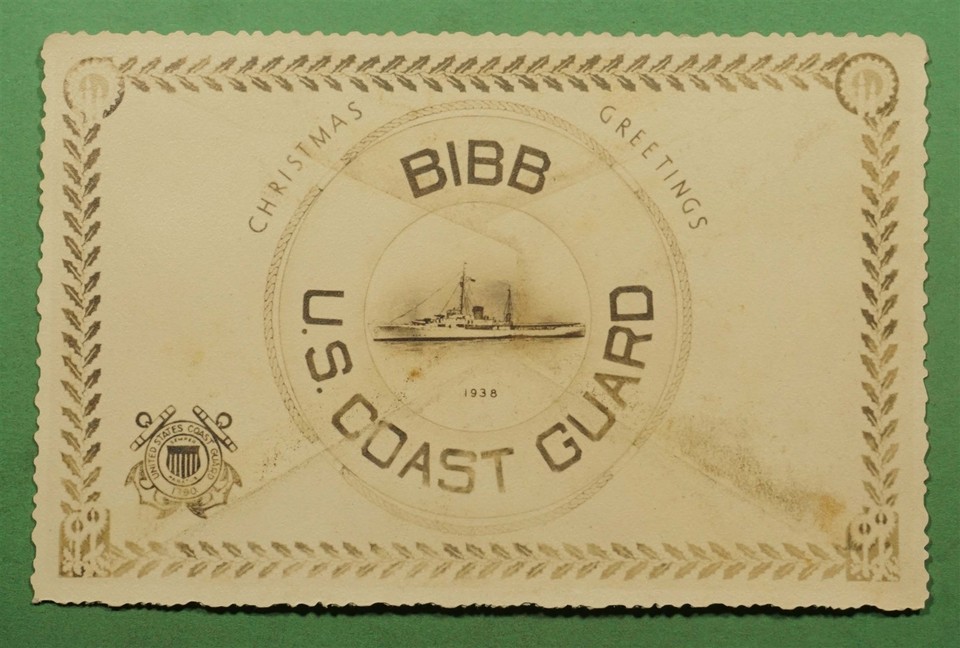 DR WHO 1938 USS BIBB NAVY SHIP +POSTCARD RPPC NORFOLK VA PREXIE w20001 ...