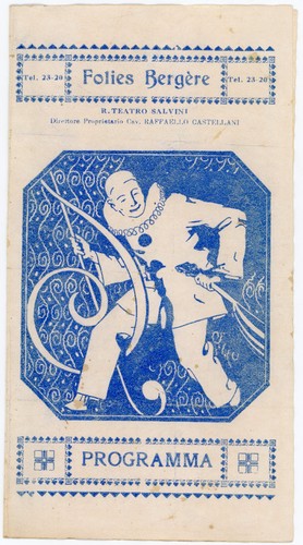 1920 Folies Bergere Program France Salvini Glymka #7K | eBay
