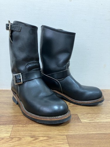 REDWING 2268 Engineer Boots 8D Black #0313 | eBay
