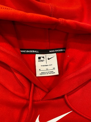 Nike Washington Nationals Hoodie Men’s XL Red Player Issued Gear Chaves ...