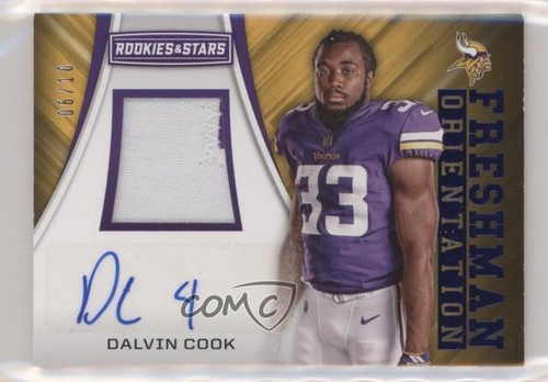 2017 Panini Rookies & Stars Freshman Orientation Prime /10 Dalvin Cook ...