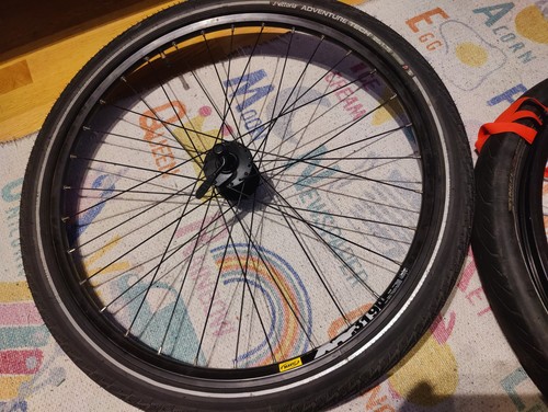 Pair of Mavic XM319 Disc 26 Front quick release Rear solid axe Bike ...