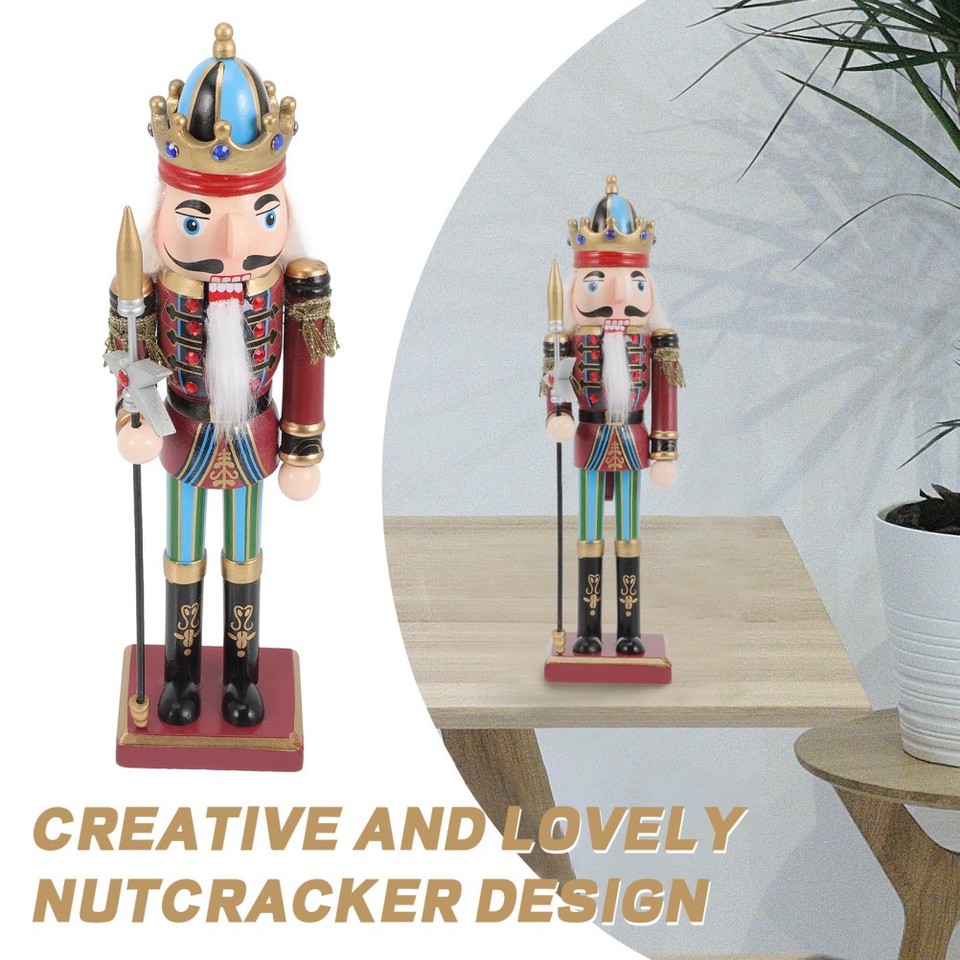 Walnut Soldier Table Decor Natural Wood Nutcracker Holiday Crafts ...