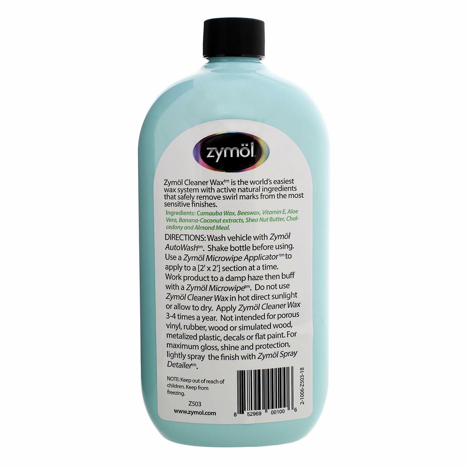 Zymol Z503 Cleaner Wax Original Formula, 20 Ounce | eBay