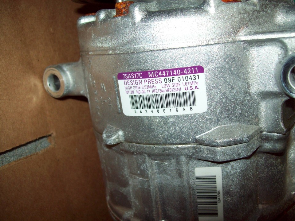 NTO 2019 2020 2021 2022 2023 DT Ram 1500 5.7L Hemi AC Compressor OEM ...