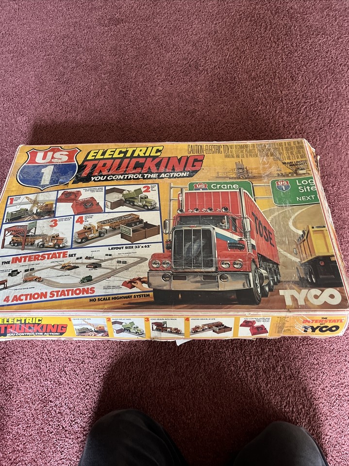 Tyco US-1 ELECTRIC TRUCKING INTERSTATE SET | eBay