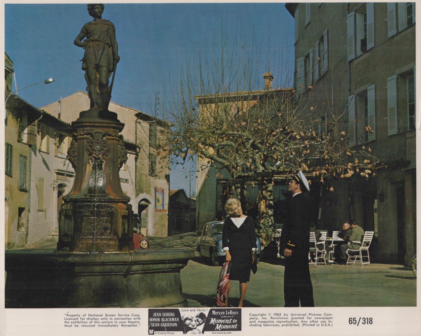 Jean Seberg + Sean Garrison in Moment to Moment (1965) Vintage Movie ...