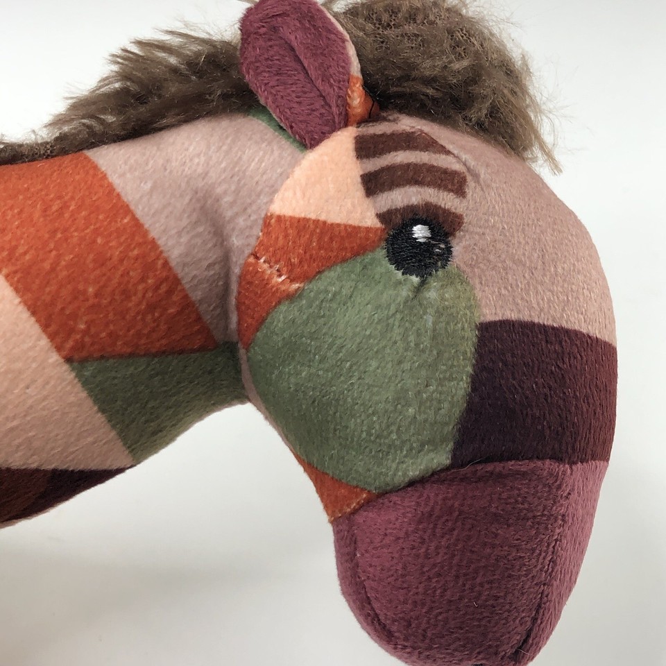 National Entertainment Network Plush Horse Stuffed Animal Multi Pattern ...