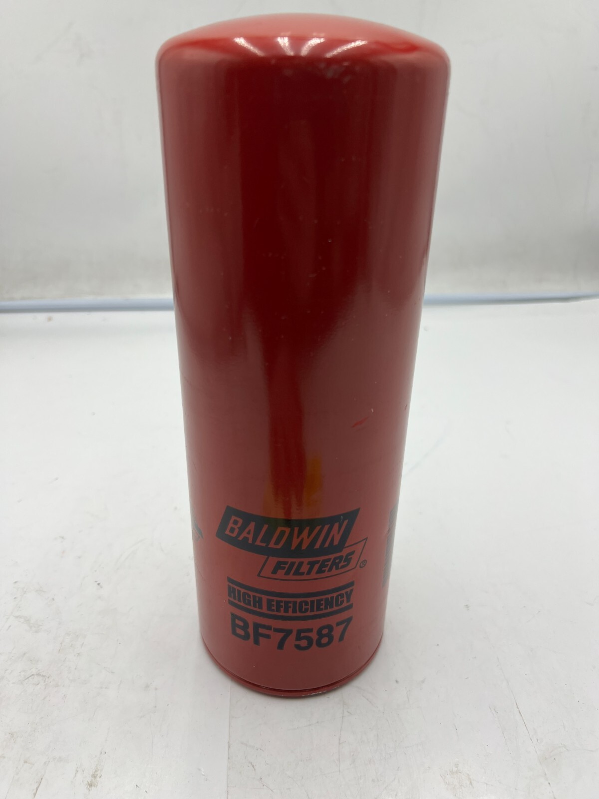 Qty 2 Baldwin BF7587 Spin-On Fuel Filters High Efficiency Red | eBay