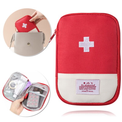First Aid Carry Kit Bag - Case Box Pouch - Medical Emergency Survival ...