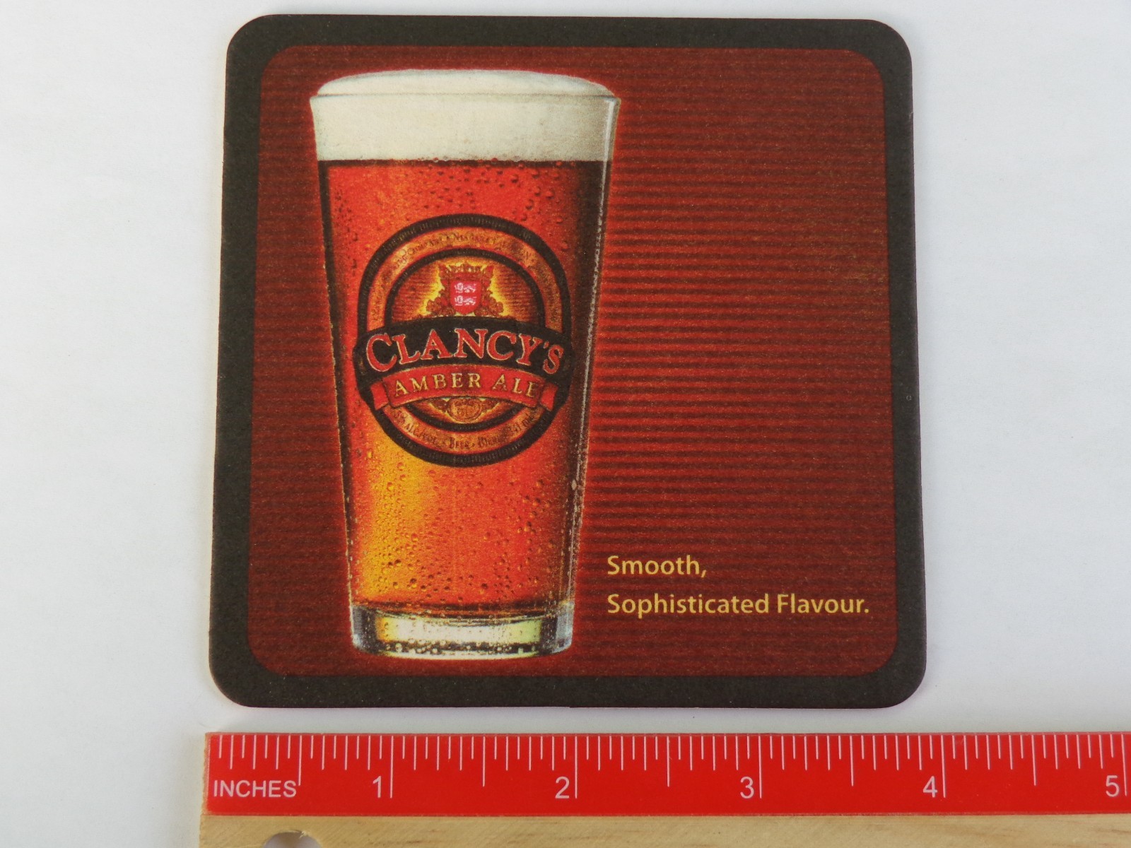 Beer COASTER ~ MOOSEHEAD Brewery Clancy's Amber Ale ~ Saint John, New ...