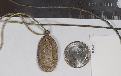 Saint Maria necklace silver hand made BU0421 combine shipping | eBay