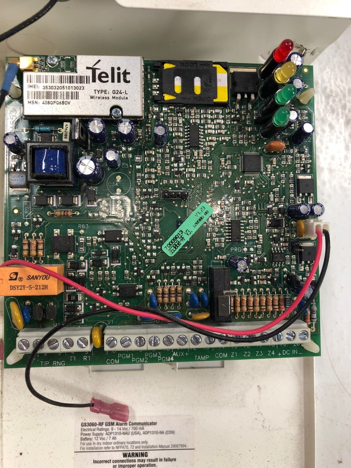 ADT Gs3060-ADTRF Security Alarm System-Power Series Panel PC1864 Motion ...