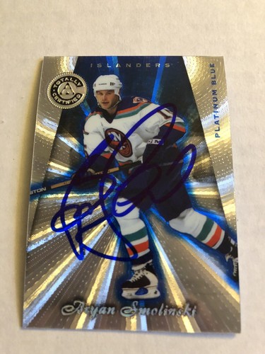 1997-98 Pinnacle Totally Certified - Bryan Smolinski #108 Platinum Blue ...