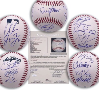 Houston Astros Autographed Team 2022 Baseball JSA LOA: Javier ...