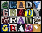 GRADY Name Poster featuring photos of actual sign letters | eBay