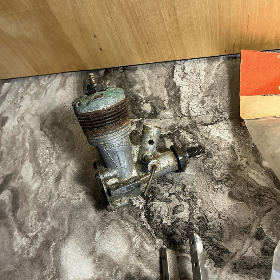 Vintage K&B Torpedo .15 RC Model Plane Engine Airplane tatone engine ...