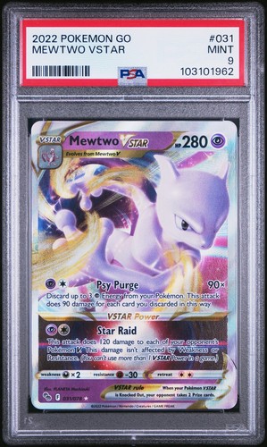 2022 POKEMON GO #031 MEWTWO VSTAR PSA 9 | eBay