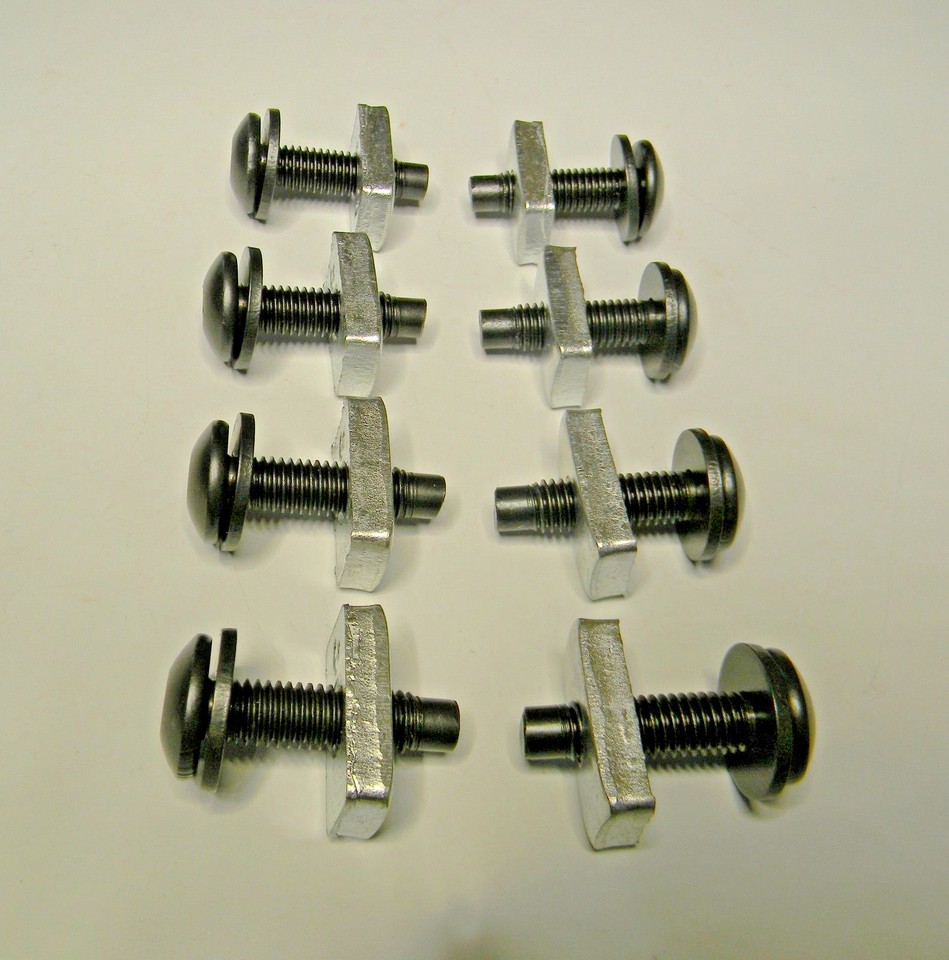 8 ea Hard Top Screws and 8 ea Oblong Nuts Fits 1987-2018 YJ TJ JK Jeep ...