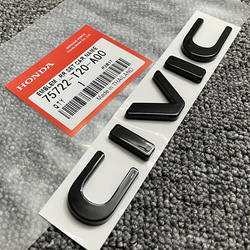 2022-2025 Honda Civic SI Sport Touring Front Grille Trunk H Emblem For ...