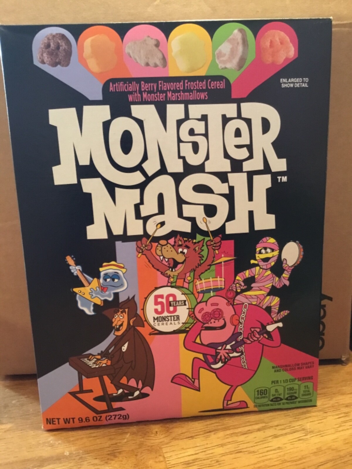 General Mills Monster Mash 50th Anniversary Cereal Berry Flavored ...