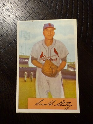 1954 BOWMAN BASEBALL CARD #14 GERRY STALEY EXMT!!!!!!!!! | eBay
