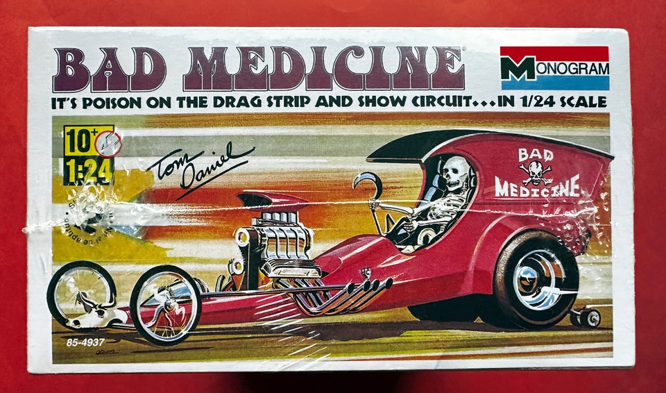 Monogram Tom Daniel BAD MEDICINE 1/24 Scale Plastic Model Kit 85-4937 ...