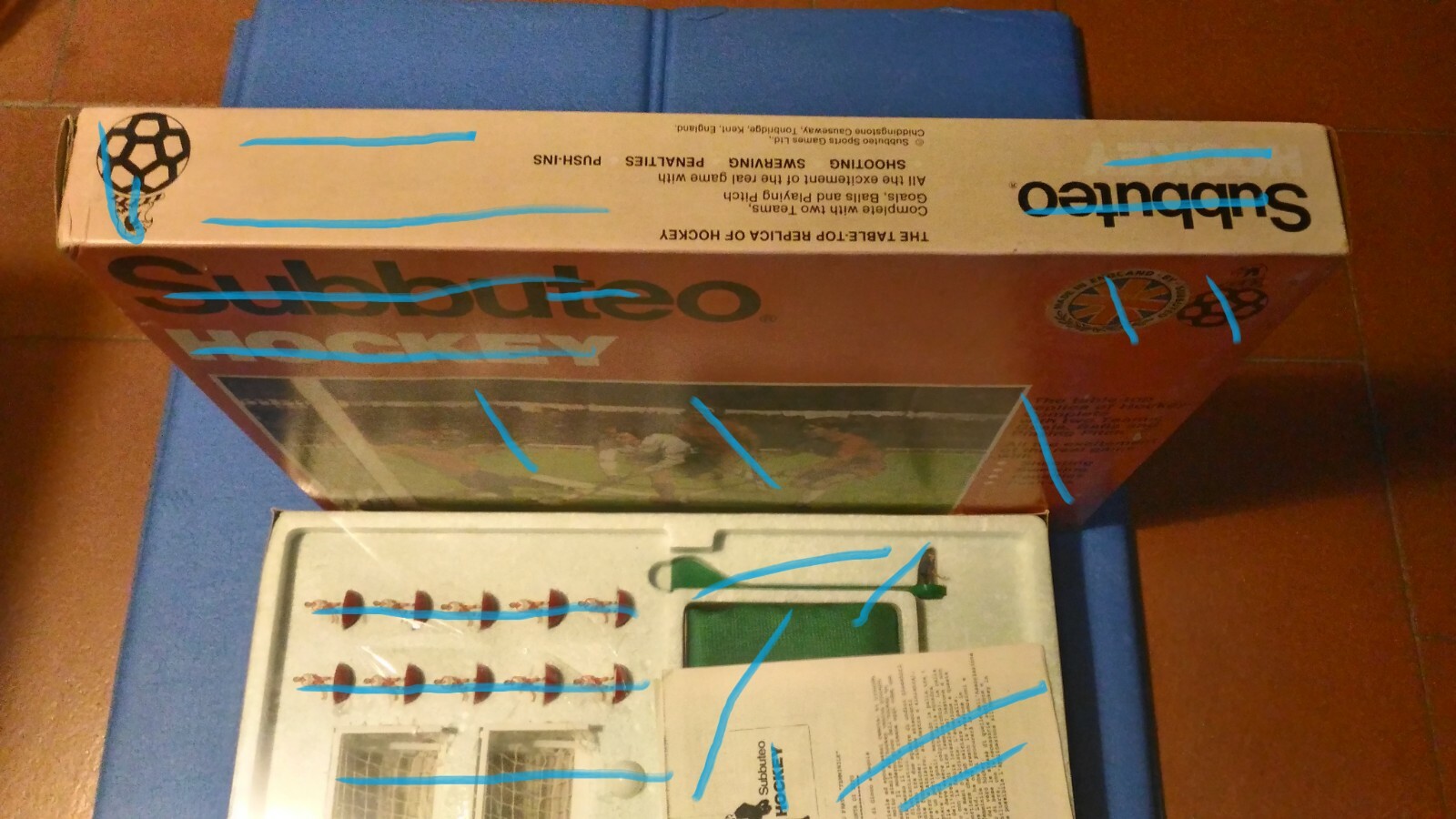 Subbuteo HOCKEY Nuovo SIGILLATO New SEALED! No Snooker Indoor Billy ...