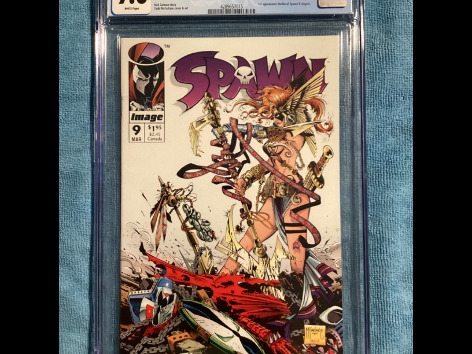 Spawn 9 - 1st Appearance Of Medieval Spawn and Angela 1993 - CGC Graded ...