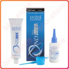 Professional Eyebrow Eyelash Tint Dye Black Only Looks Estel 50ml for ...