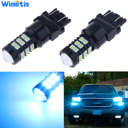 Winetis 2Pcs 3157 4157 LED Bulbs Ice Blue High Bright 3030 SMD DRL ...