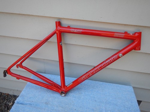 46cm Cannondale R500 CAD2 Road Racing Bike Frame USA Made RED Clean X ...