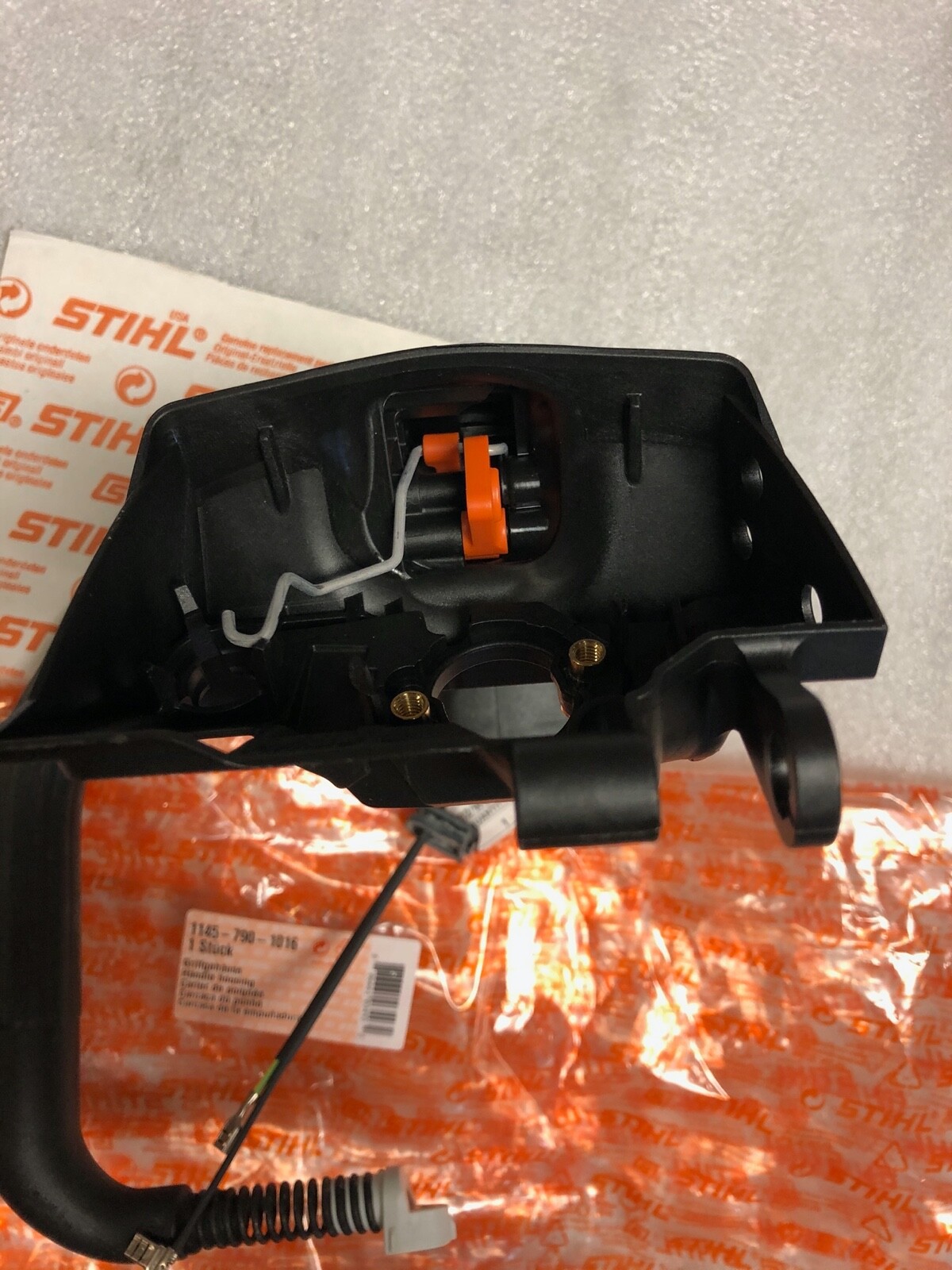 Stihl 1145 790 1016 MS201T ms201tc HANDLE HOUSING throttle assem NON ...