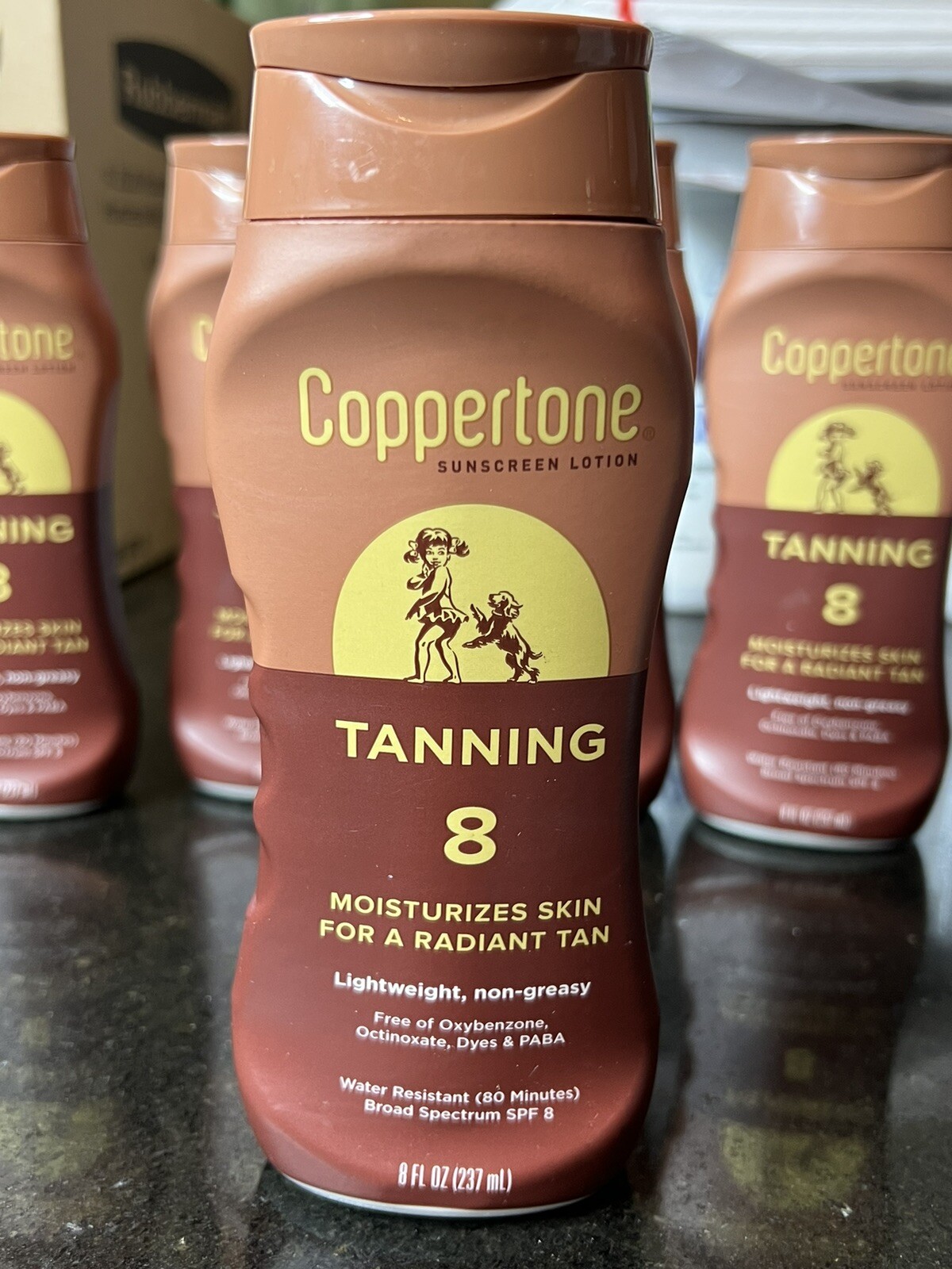 Coppertone Tanning Sunscreen Lotion SPF8 8oz Exp 11/2024 41100081810 | eBay