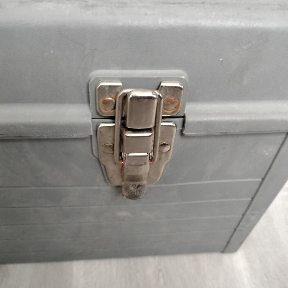 Craftsman 22 inch Gray Tool Box Chest Plastic Container Vintage | eBay