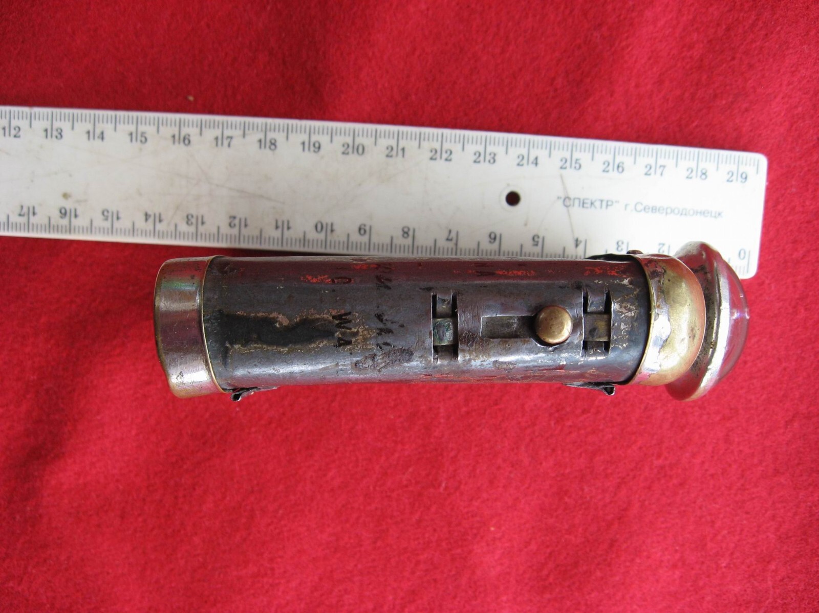 Old German (Wehrmacht) electric army flashlight with lens | eBay