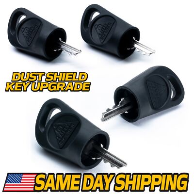 (4 Pack) Starter Ignition Switch Key fits John Deere AUC12681 AM125504 ...