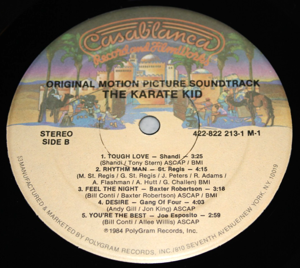 THE KARATE KID - Soundtrack (Original 1984 U.S. LP) NM Vinyl | eBay