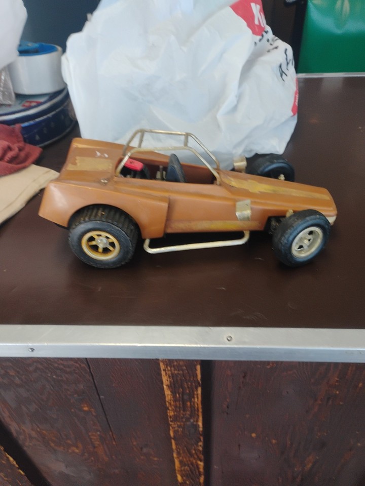 Cox Sandblaster .049 Engine Gas Powered Brown Baja Road Racer Dune ...