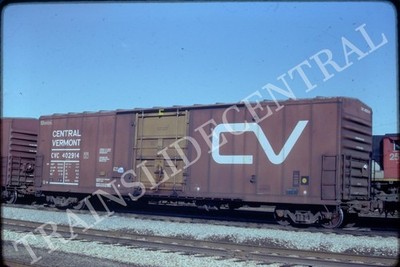 Original train slide CV Central Vermont boxcar 402914, 1980 | eBay