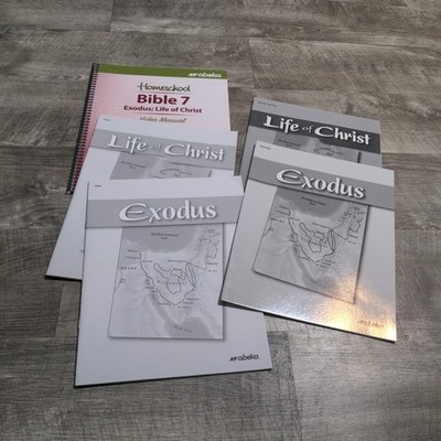 Abeka Bible 7th Grade Exodus/Life Of Christ Tests Keys And Video Manual ...