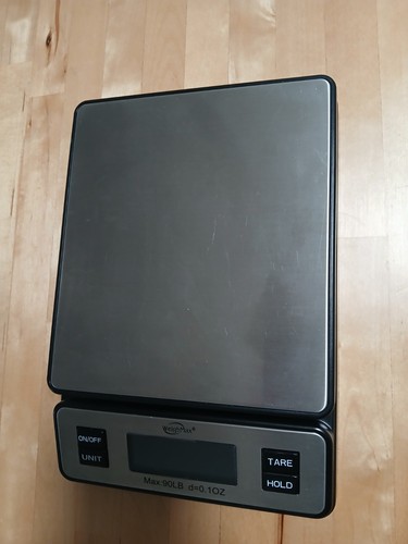 90 LB Digital Postal Scale Weighmax W-2809 Stainless Steel W/cable & AC ...