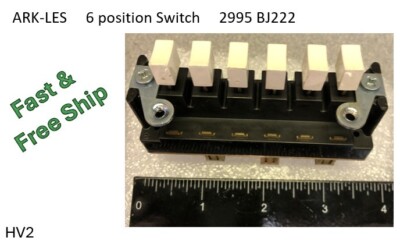 ARK-LES 6 position Switch 2995 BJ222 Free Shipping | eBay