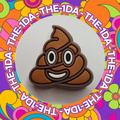 Poo Turd Dump Emoji - Not Cool - Funny - Meme - Charms For Crocs ...